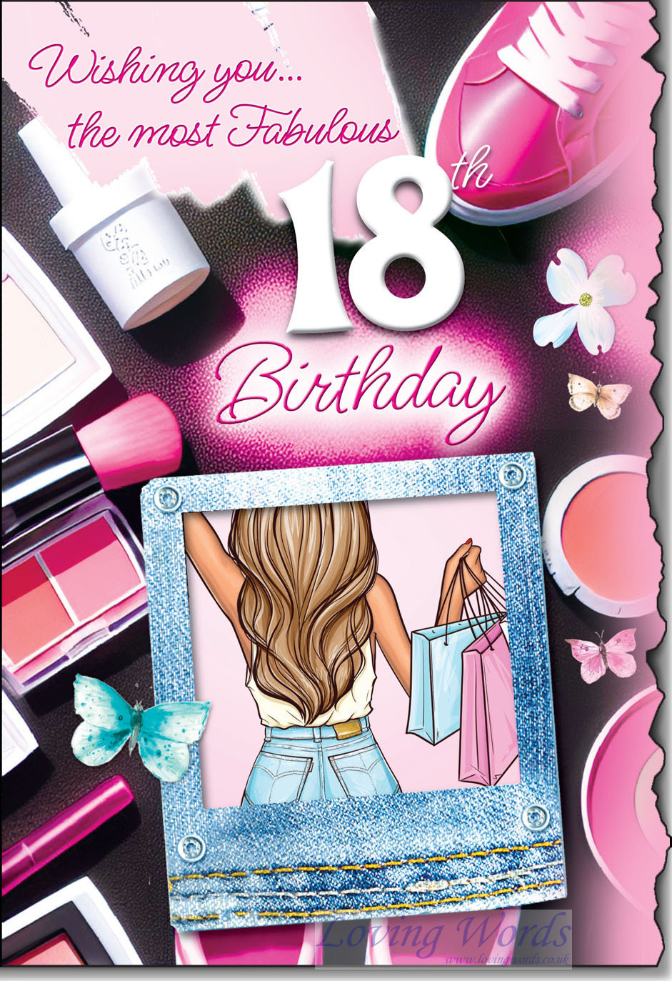 Fabulous 18th Birthday Female Greeting Cards By Loving Words