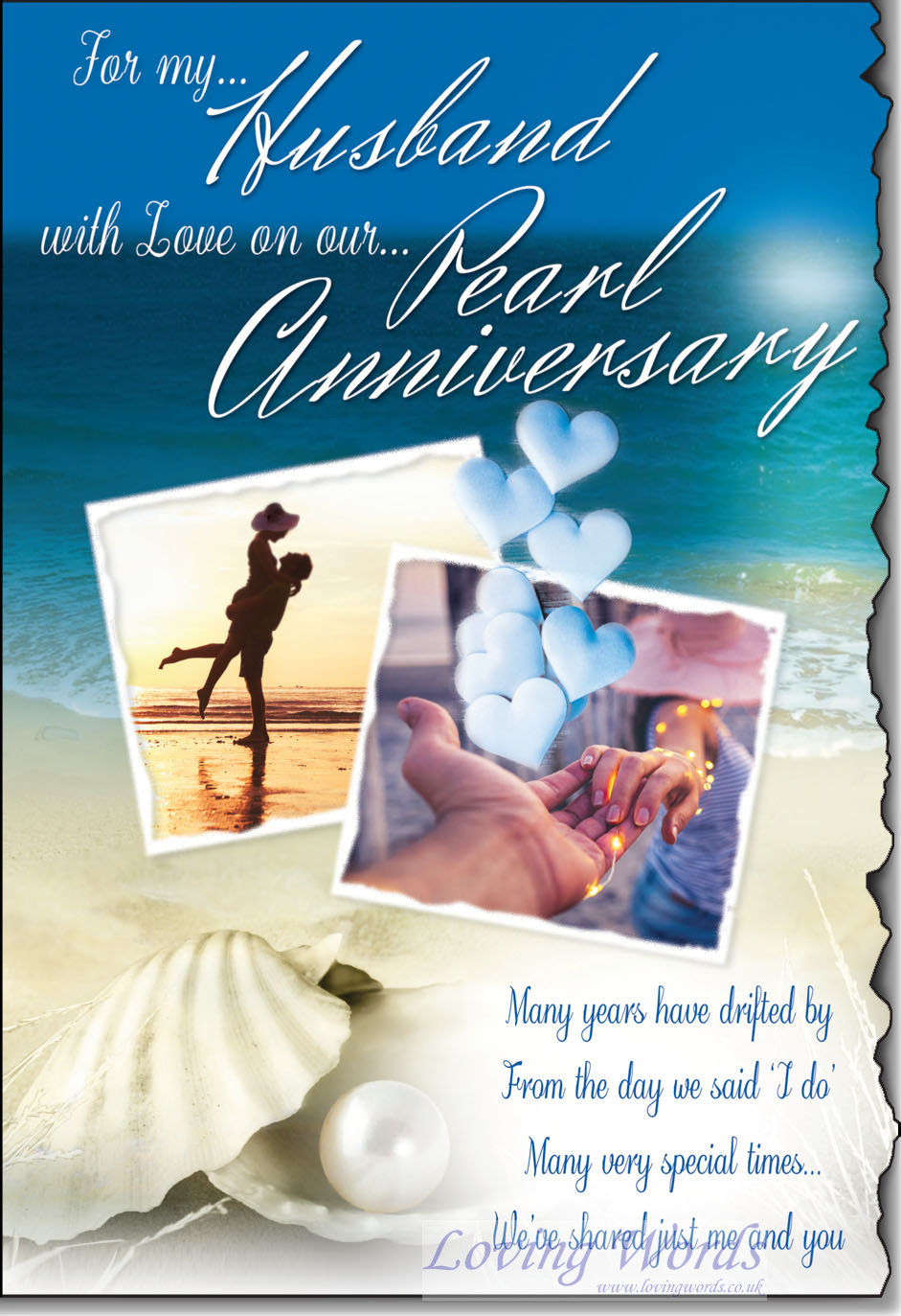 Pearl Anniversary Husband Greeting Cards By Loving Words pearl-anniversary-husband-greeting-cards-by-loving-words