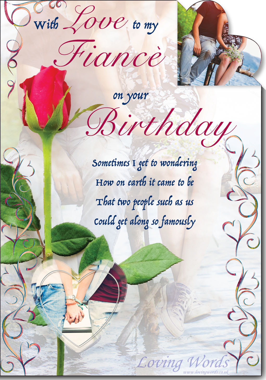 FIANCE BIRTHDAY Greeting Cards By Loving Words
