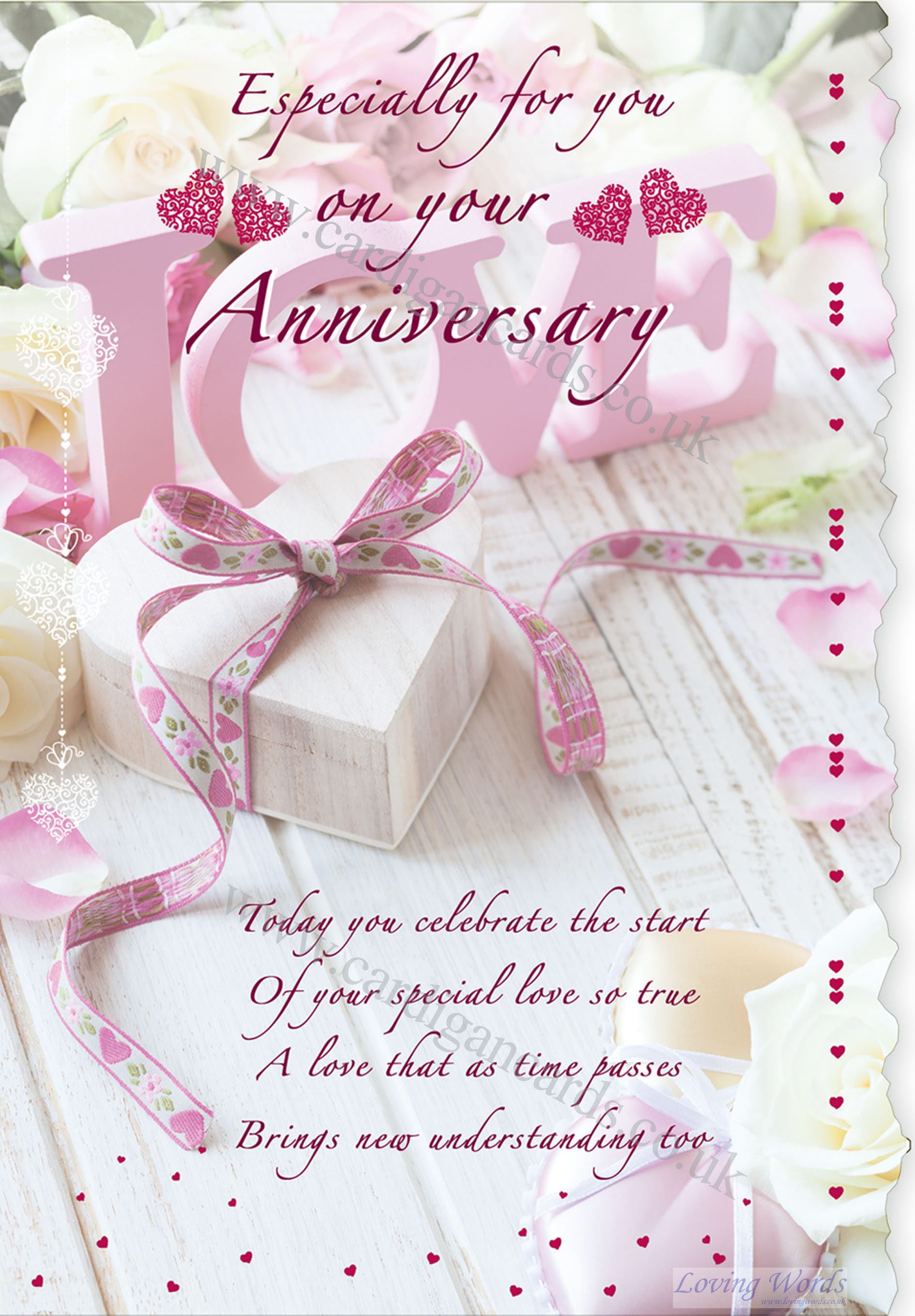 On Your Anniversary Greeting Cards By Loving Words On Your Anniversary Greeting Cards By Loving Words