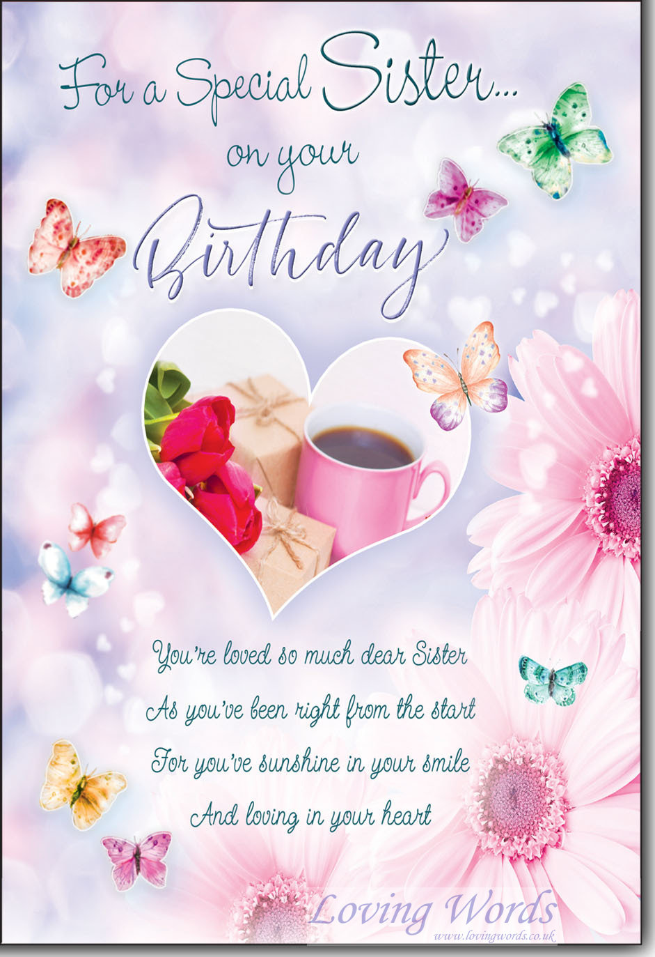Special Sister Birthday Greeting Cards By Loving Words